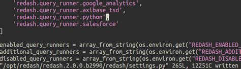 database how to configure apache ignite in redash