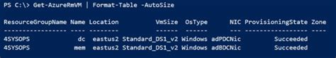 check azure vm status with powershell 4sysops