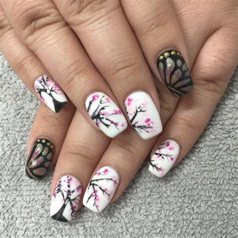 20 Cherry Blossom Nail Art Designs Ideas Design Trends Premium