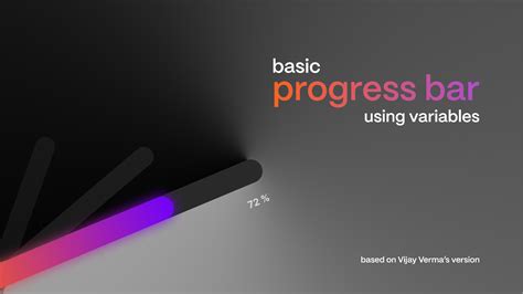 basic progress bar using variables figma community