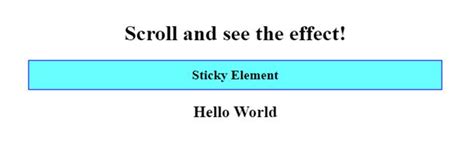 css sticky i2tutorials