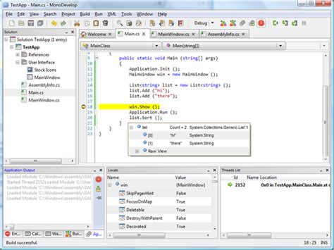 what s new in monodevelop 2 2 monodevelop