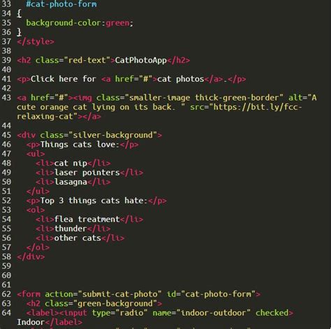 freecodecamp challenge guide use an id attribute to style an element