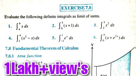 exercise7 8 integration chapter 7 ncert class12th maths science
