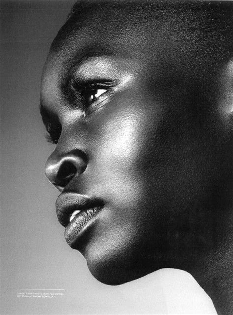 Alek Wek Black Beauties Beautiful Black Women Portrait