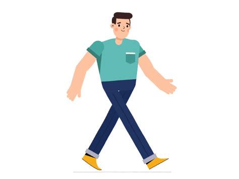 character animation walk cycle