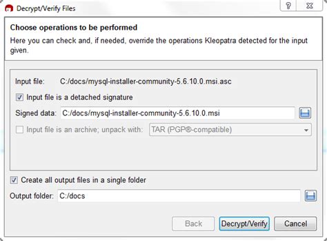 mysql mysql 5 7 reference manual 2 1 4 3 signature checking using