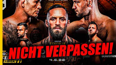 Alle Infos Zum Christian Eckerlin Kampf Deutscher Ufc Fight Youtube