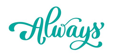 Phrase 3d Png Colorful Forever And Always Text Cartoon 3d Phrase
