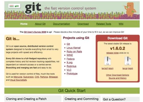 popular open source version control systems