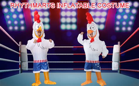 Rhythmarts Inflatable Chicken Costume Adult Chicken