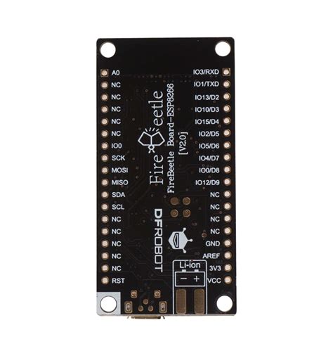 firebeetle esp8266 iot microcontroller with onboard wifi