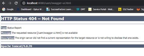 java swagger ui url is not working with external tomcat