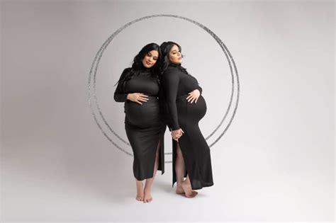 Identical Twin Sisters Pregnant At The Same Time Mod L Photography
