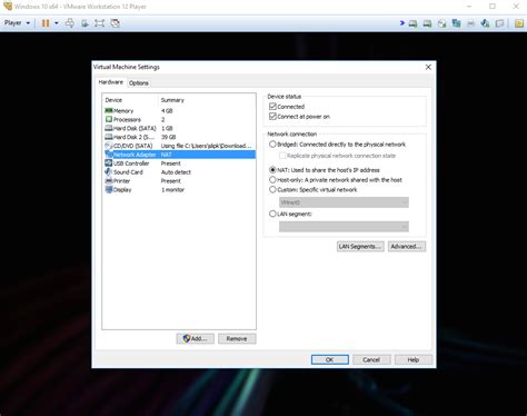 windows ethernet network on vmware not working stack overflow