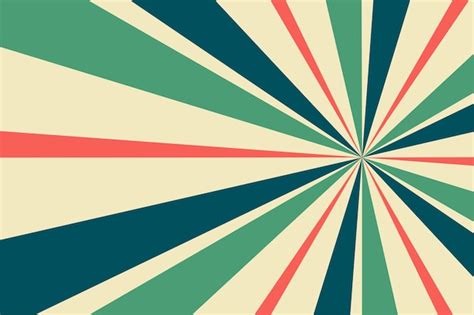 Free Vector Retro Sunburst Rays Background