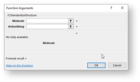 standardizer in jchem for excel chemaxon docs