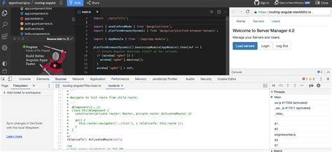 javascript debugging angular routing module sourcemaps stack overflow