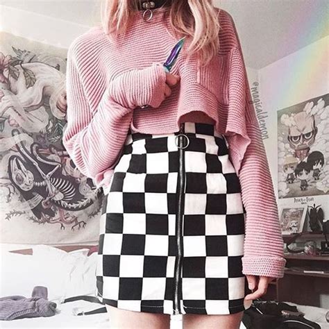 Korean Aesthetic Outfits Skirt