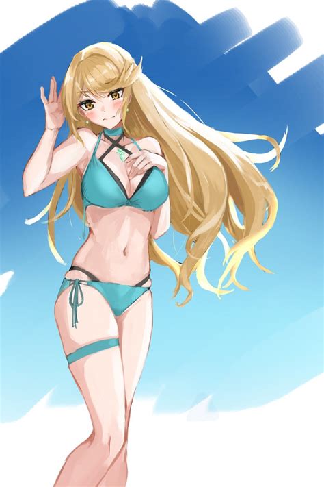 Mythra Xenoblade Chronicles And 1 More Drawn By Hinata Uta Sube