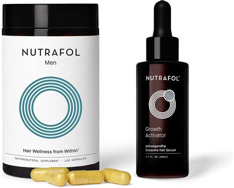 Nutrafol Mens Hair Growth Supplement And Growth Activator Duo