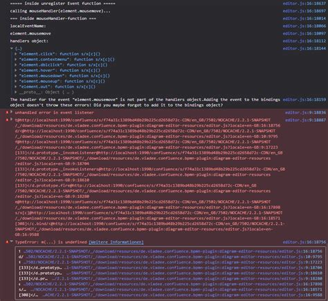 interactionevents throws errors when hovering elements missing