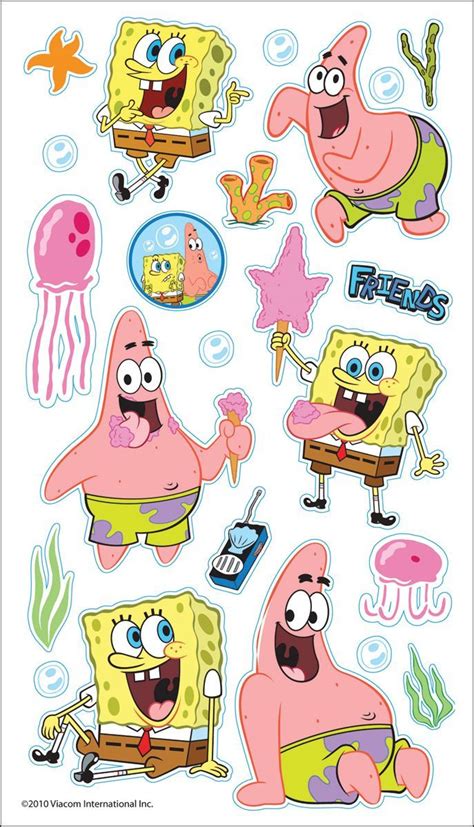 Stickrs Bob Esponja Pegatinas Bonitas Pegatinas Imprimibles Bob Esponja