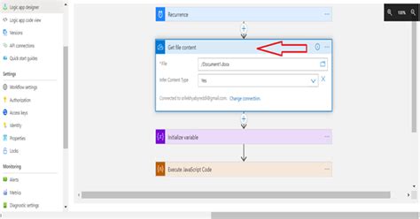 azure unable to reference logic app action output in inline