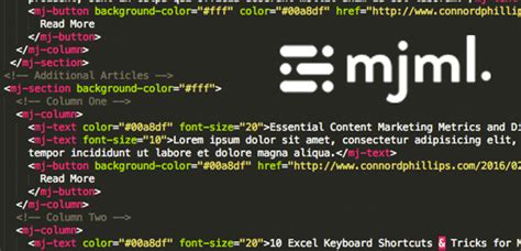 creating responsive newsletters with the mjml email framework