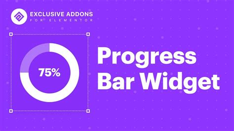 how to add progress bar in wordpress with exclusive addons for