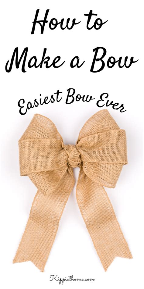 Diy Wreath Bow Bows Diy Ribbon Burlap Bows Ribbon Crafts Tying Bows