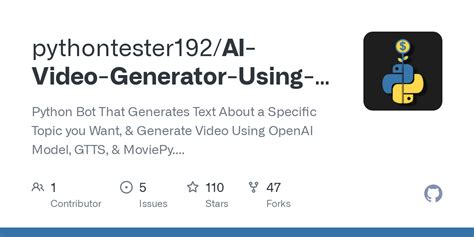 ai video generator using openai python text generator py at main