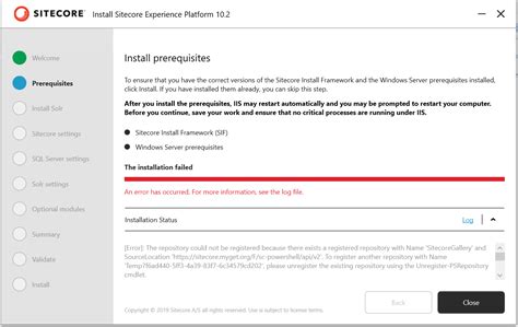installation sif error while installing sitecore 10 2 using sitecore