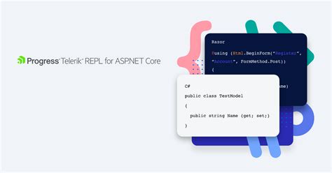 asp core repl write compile execute and share code