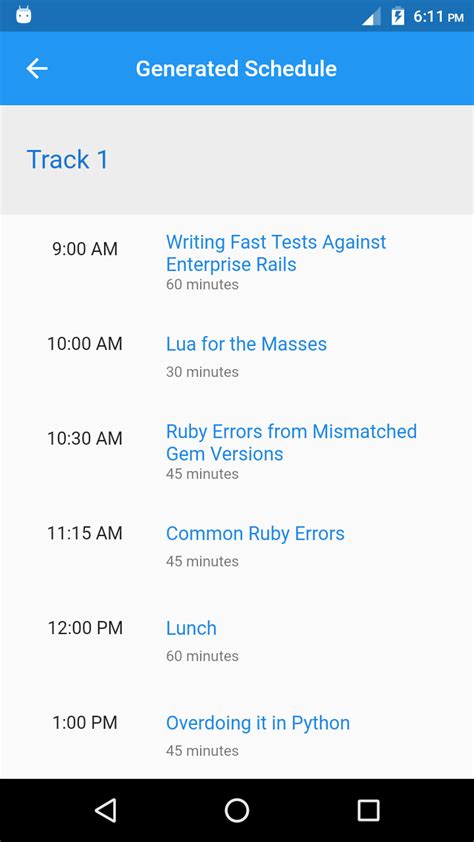 conference tracker management app written in flutter