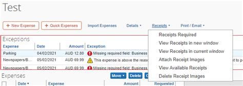 solved missing receipt affidavit sap concur community
