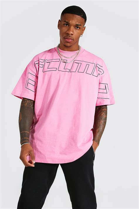 Oversized Ofcl Man Teddy Graphic T Shirt Boohoo