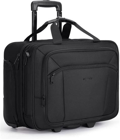 Bagsmart Rolling Laptop Bag 17 3 Inch Rolling Briefcase With Wheels