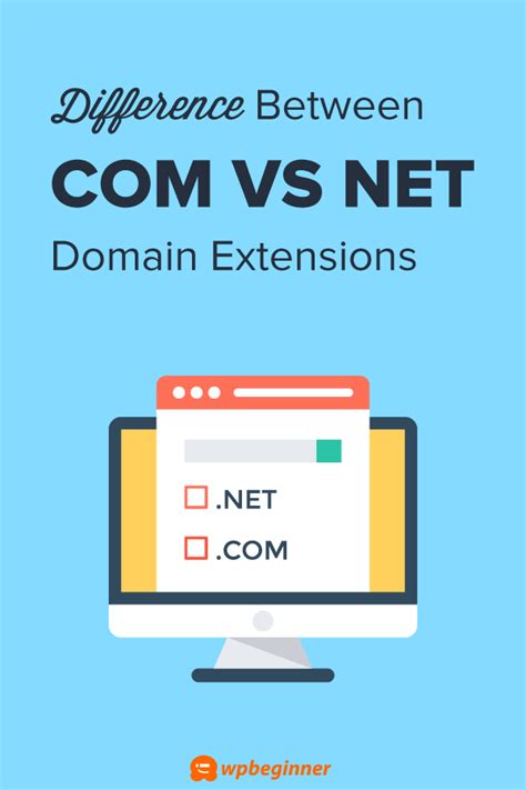 com vs net what s the difference between domain extensions