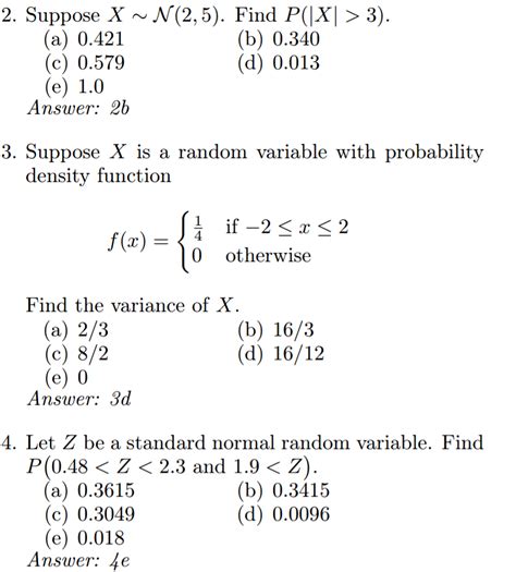 solved suppose x ~ n 2 5 find p x 3 a 0 421 b