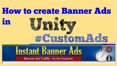 how to create custom ads banner ads in unity custom ads in unity