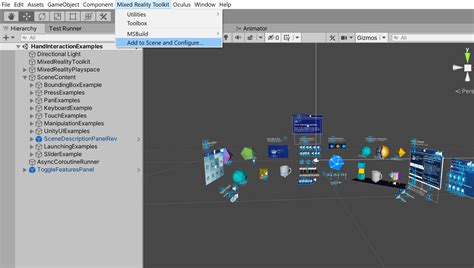 organize mrtk content under a mixedrealitycontent gameobject · issue