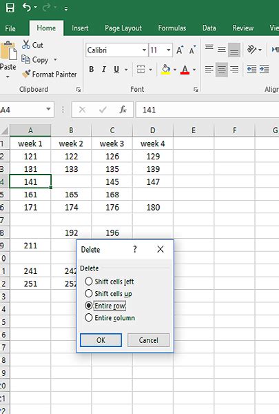 how to delete empty rows in excel bsuperior
