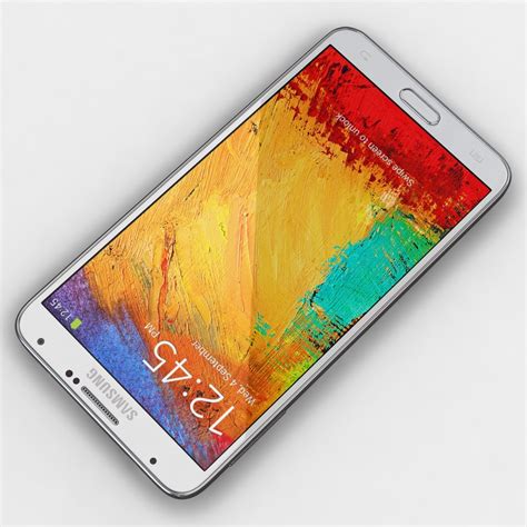 3d Samsung Galaxy Note 3 Model