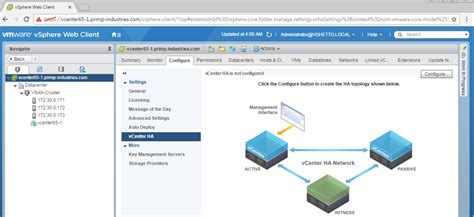 vcenter server high availability vcha powercli 6 5 community module