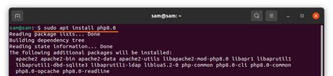 ubuntu installation work package exploring cómo instalar php en 20 04