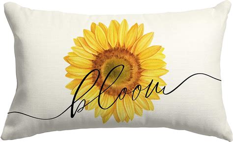 Lomchen Summer Pillow Covers 12x20 Inch Watercolor