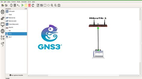 how to winbox to mikrotik in gns3 from vmware youtube
