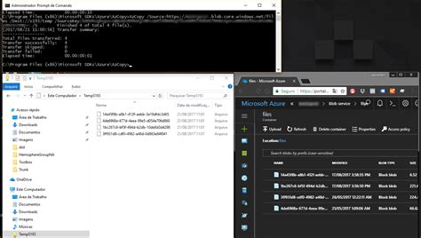 copy blob from azure storage account to a network path