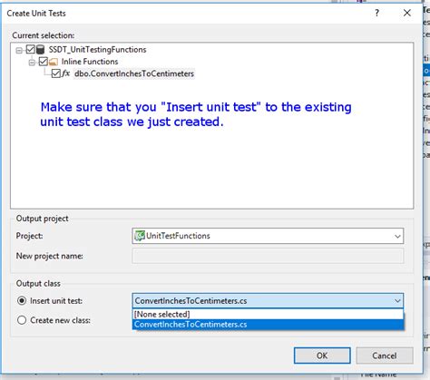 sql server data tools how to use ssdt to unit test a